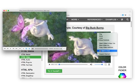 Open in VLC media player extension - Opera add-ons