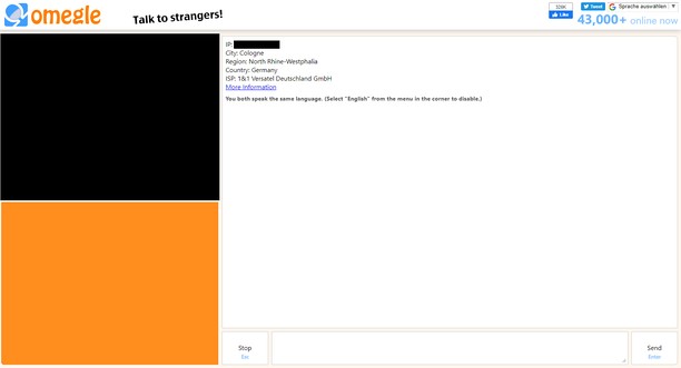 Omegle IP extension - Opera add-ons