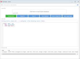 SQL Reader extension - Opera add-ons