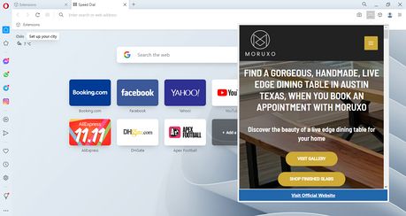 Extensão Moruxo - Complementos do Opera