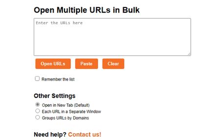 Bulk URL Opener extension - Opera add-ons