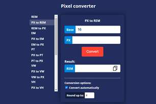 Pixel converter extension - Opera add-ons
