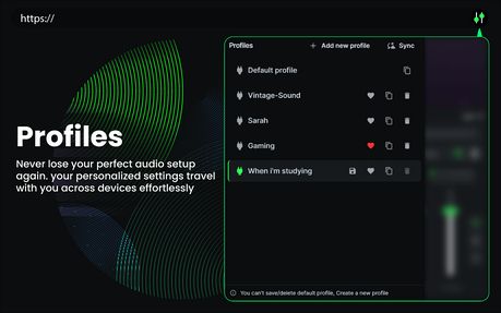Advanced Audio Equalizer extension - Opera add-ons