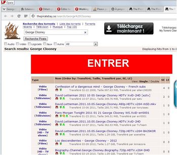 Search in The Pirate Bay extension - Opera add-ons