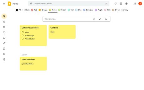 Category Tabs for Google Keep™ extension - Opera add-ons