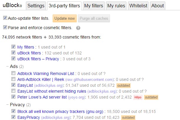 uBlock Origin extension - Opera add-ons