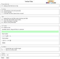 Vertical Tabs extension - Opera add-ons