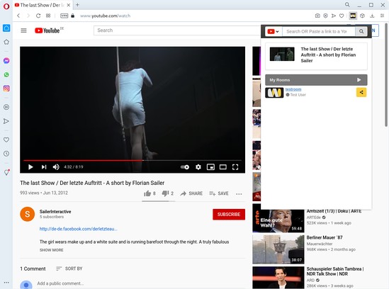 Watch2Gether extension - Opera add-ons