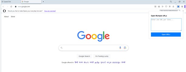 Multi URL Opener extension - Opera add-ons