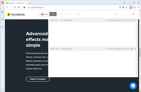 Extensión Video & Audio Downloader - Complementos de Opera