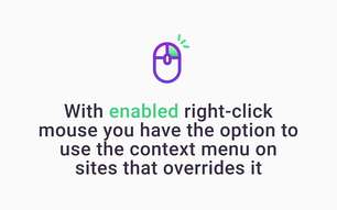 Enable Right Mouse Click extension - Opera add-ons