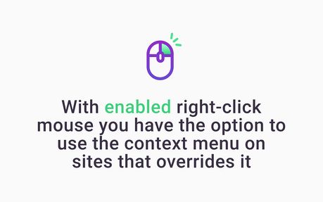 Расширение Enable Right Mouse Click - Дополнения Opera