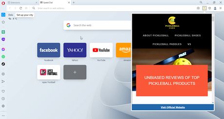 Extensión Pickle Ball Card - Complementos de Opera
