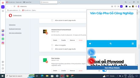 Industrial Wood Formwork Board 延伸套件 - Opera 外掛程式
