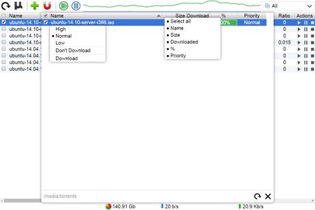 uTorrent easy client extension - Opera add-ons