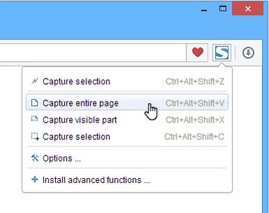 Capture Webpage Screenshot - FireShot extension - Opera add-ons
