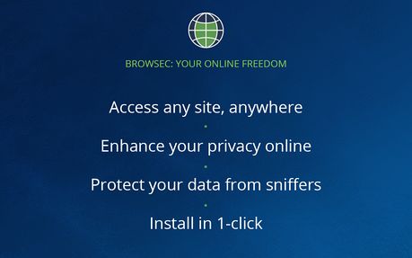 Расширение Browsec - Дополнения Opera