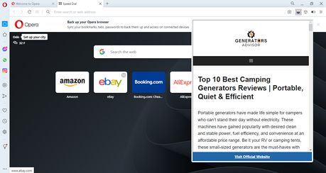 GENERATOR GUIDE extension - Opera add-ons