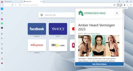 Vermogen Mag extension - Opera add-ons
