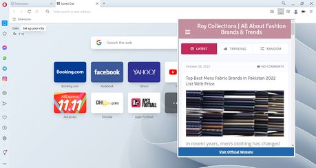 Royal Collection extension - Opera add-ons