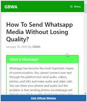 WhatsApp Guide extension - Opera add-ons