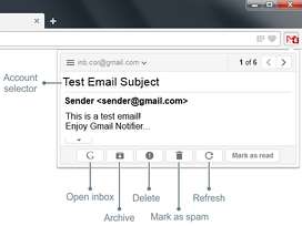 Gmail Notifier extension - Opera add-ons