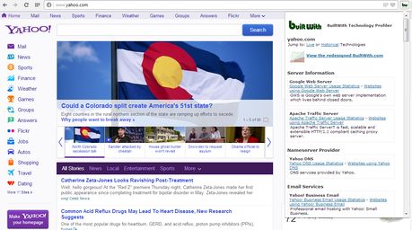 BuiltWith Technology Profiler extension - Opera add-ons