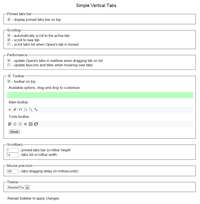 Simple Vertical Tabs extension - Opera add-ons