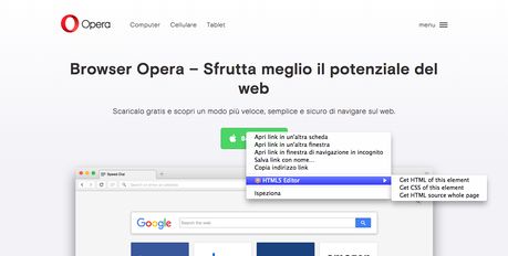 HTML5 Editor extension - Opera add-ons