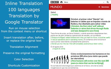 ImTranslator: Translator, Dictionary, TTS extension - Opera add-ons