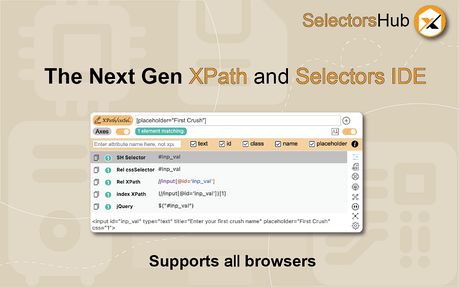 SelectorsHub extension - Opera add-ons