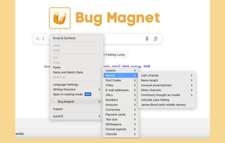 Extensión Bug Magnet - Complementos de Opera