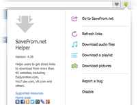 Download YouTube videos for free - SaveFrom.net helper - Opera add-ons