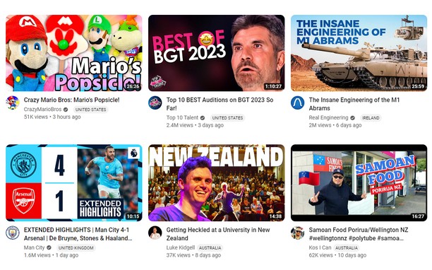 YouTube channel location extension - Opera add-ons