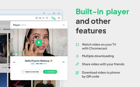 Extensión Video Downloader VeeVee - Complementos de Opera