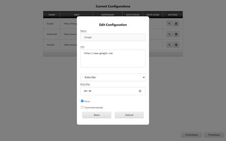 Automatic Tab Opener extension - Opera add-ons
