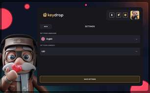 Extensão Key-Drop Extension - Complementos do Opera