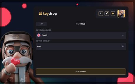 Extensão Key-Drop Extension - Complementos do Opera