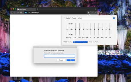 Audio Equalizer and Amplifier extension - Opera add-ons