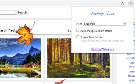 Desktop Lux: Effects extension - Opera add-ons