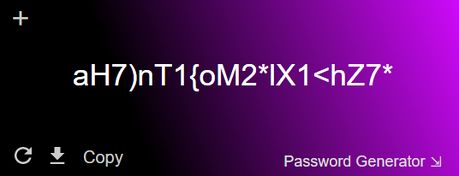 Extensión Password Generator - Complementos de Opera