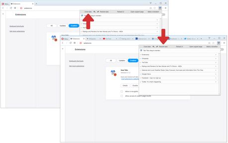 Save Tabs extension - Opera add-ons