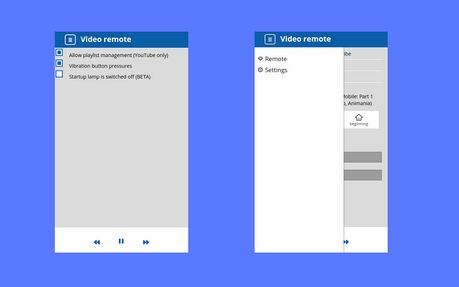 Video remote extension - Plugiciels Opera