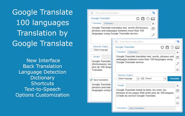 Google Translate extension - Opera add-ons
