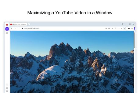 Full Screen extension - Opera add-ons