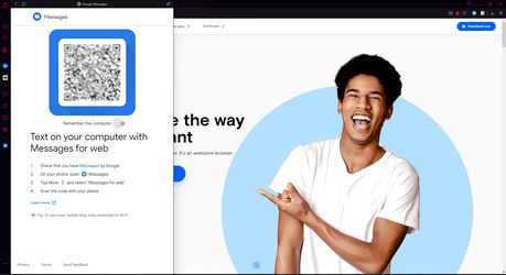 Google Messages Sidebar extension - Opera add-ons