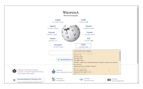 Font Inspector extension - Opera add-ons