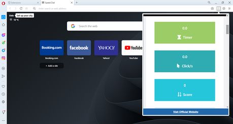 click test 30 seconds 延伸套件 - Opera 外掛程式