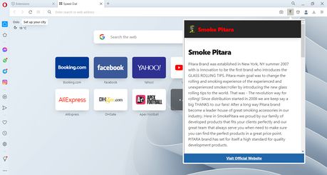 Extensão Smoke Pitara - Complementos do Opera