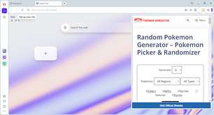 Pokemon Picker & Randomizer extension - Opera add-ons
